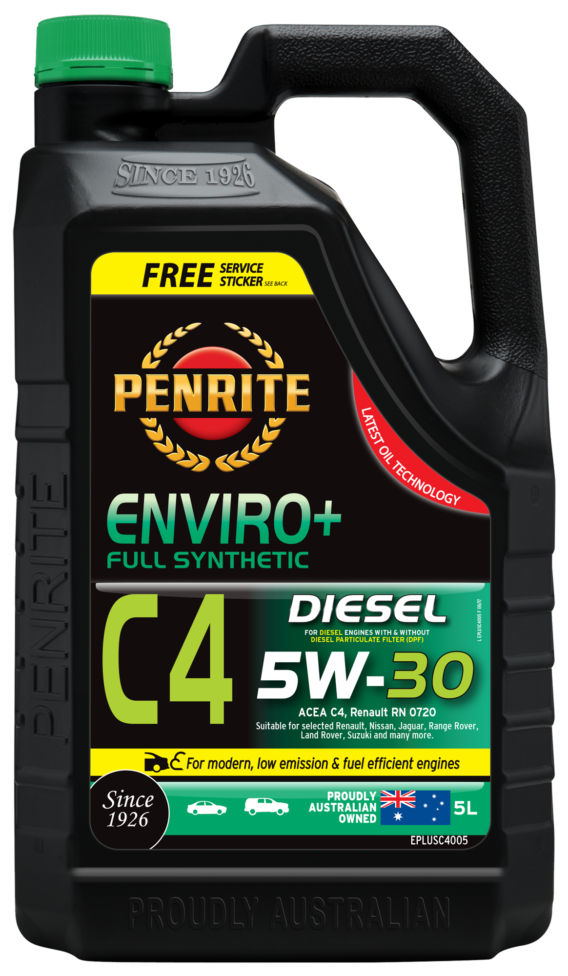 ENVIRO+ 5W-30 C4 5L – PENRITE OIL